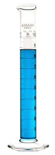 Kimble 20011 100 Kimax 100ml Single Metric Scale Emulsion Test Cylinder Class B C6941