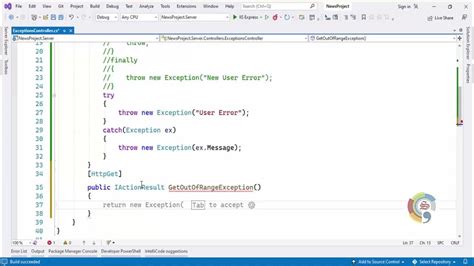 50 [arabic] handling exceptions p1 blazor webassembly youtube