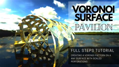 Rhino Grasshopper Parametric Voronoi Surface Subdivision Structure Full Tutorial Youtube