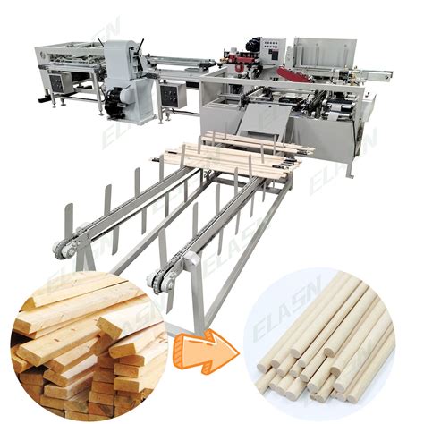 Customization Wood Broom Stick Threading Machine Wood Round Stick