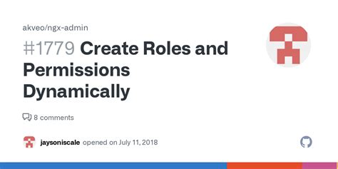 create roles and permissions dynamically · issue 1779 · akveo ngx