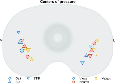 Schematic Superior View Of Medial And Lateral Cop Positions Relative To