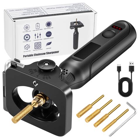 Nazzo Electric Chainsaw Sharpener Rechargeable Portable