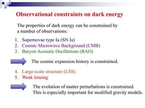 Ppt Dark Energy I Observational Constraints Powerpoint Presentation