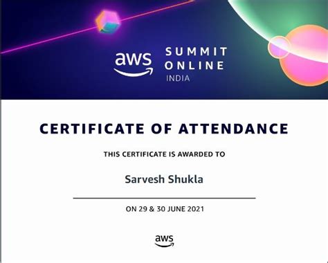 Sarvesh Shukla On Linkedin It Was Quite Amazing To Attend Amazon Web