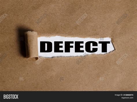 Defect Text On White Image Photo Free Trial Bigstock