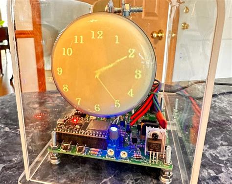 Mini Oscilloscope Clock Scope Clock Made With B7s 1 Cathode Ray Tube