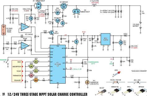 Mppt Solar Charge Controller Circuit Diagram PCB File For MPPT Solar