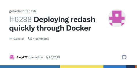 deploying redash quickly through docker · getredash redash · discussion
