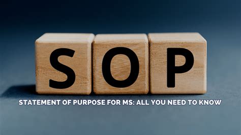 How Long Should A SOP Be For Masters Education Street