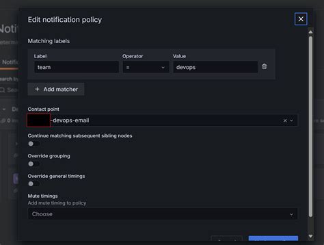 is it possible to trigger a grafana notification policy from a