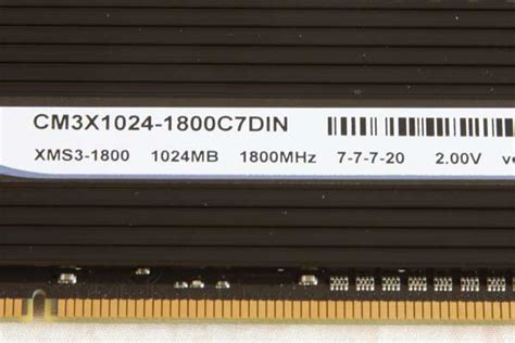 Corsair Dominator Ddr3 1800mhz Intel Xmp Memory Review Pc Perspective