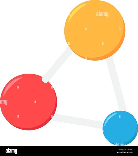 Structure Of Complex Drug Molecule Icon Volumetric Lattice Of Substance Medical Stroked