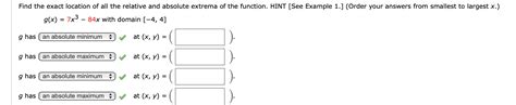 solved find the exact location of all the relative and