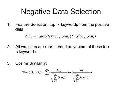 Ppt Multi Class Svm With Negative Data Selection For Web Page
