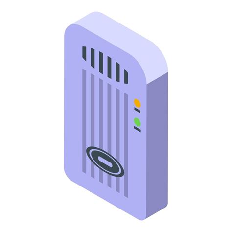 Premium Vector Wall Gas Detector Icon Isometric Vector Meter