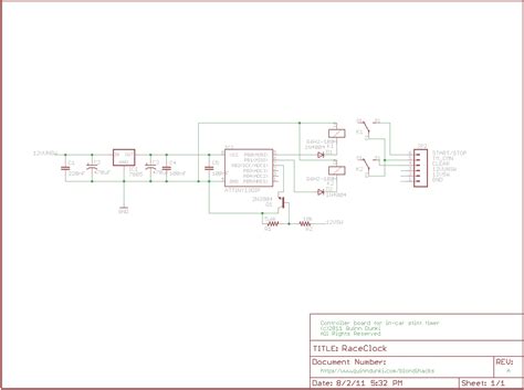 Race Clock Blondihacks