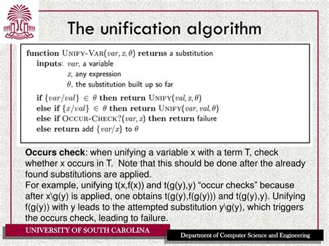 ppt csce 580 artificial intelligence ch 9 inference in first order