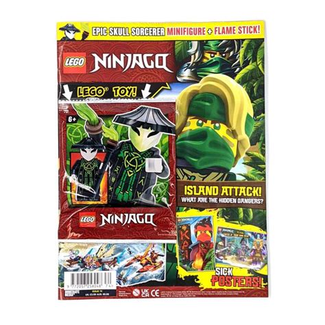 Lego Ninjago Magazine Issue With Island Jay Foil Pack Other