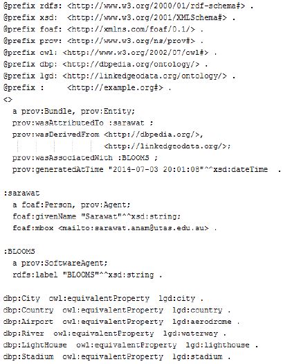 Mapping Provenance Of Dbpedia And Linkedgeodata Download Scientific