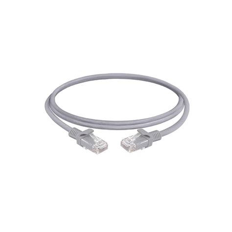 PATCH CORD CAT 6 U UTP 3 METRO GRIS Transworld