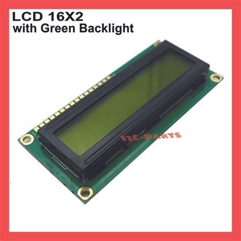 Jual Lcd 1602 Character Display 16x2 5v Green Backlight Hijau Module Shopee Indonesia