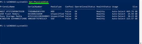 How To Get A Pc Hard Drive Information Using Powershell