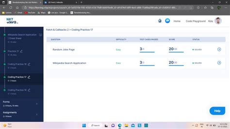ajay devra on linkedin 100daysofcodechallenge day71 nxtwaveteam
