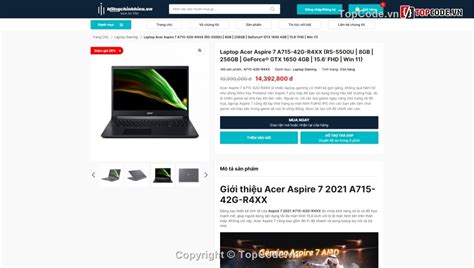 SALE full source code webiste bán hàng laptop Sử dụng PHP Framework CodeIgniter