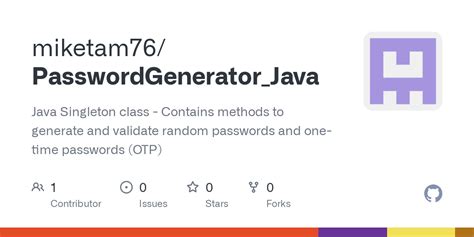 Github Miketam76passwordgenerator Contains Methods To Generate And