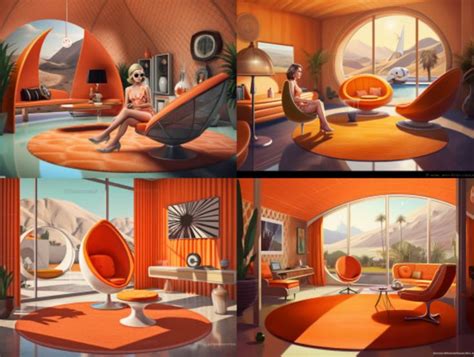 Retro Futurism Art S Wall Art Space Age Wall Decor For Retro Living Room Downloadable