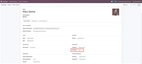 How To Set Access Rights In Odoo Purchase