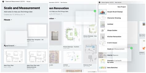 Creating A Project Template Concepts App Infinite Flexible Sketching