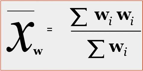 Weighted Moving Average Formula And Symbol