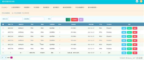 基于ssmjsp的教学质量评价系统 Csdn博客