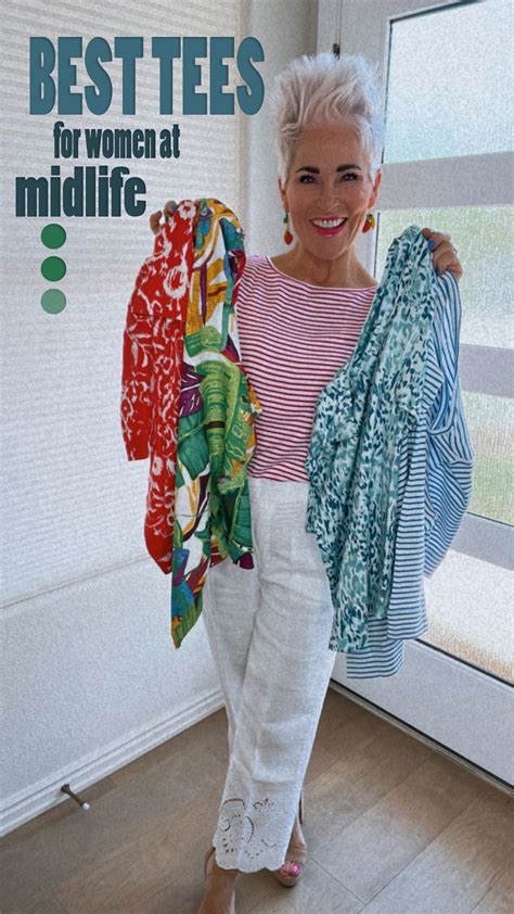 The Best Tee Shirts For Women Chic Over 50