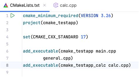 Quick Cmake Tutorial Clion Documentation