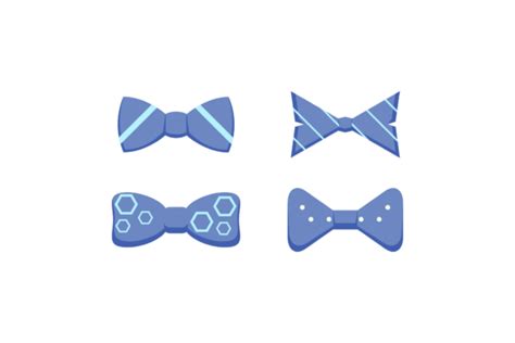 Bowties Set Graphic By Geniusfit · Creative Fabrica