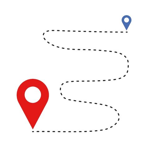 Premium Vector Navigation Pointers And Destination Sign Pin Map