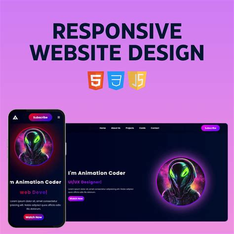 Animated Responsive Website Using Html Css Source Code And Resources — K2infocom Buymeacoffee