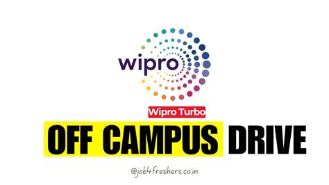 Wipro Turbo Off Campus Drive 2025 Across India Job4freshers