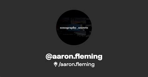Aaron Fleming Twitter Instagram Linktree
