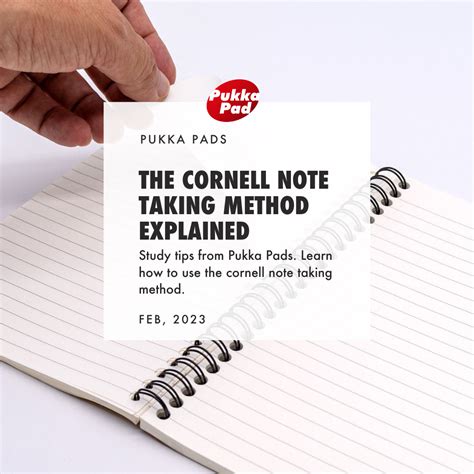 The Cornell Note Taking Method Explained Pukka Pads