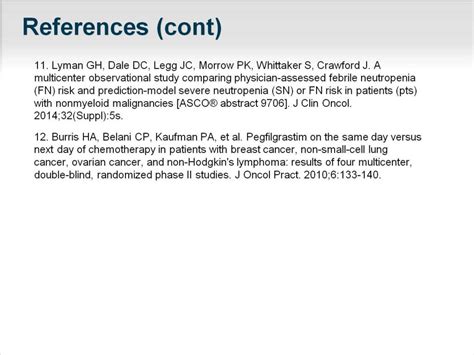 Ppt Addressing Current Challenges In Preventing And Managing Neutropenia In Cancer Powerpoint