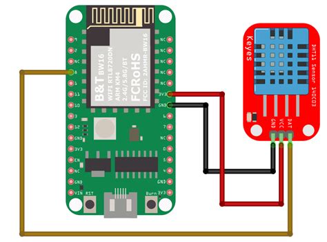 GPIO Measure Temperature And Humidity Realtek IoT Wi Fi MCU Solutions