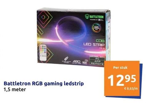 Battletron RGB Gaming Ledstrip Meter Meter Aanbieding Bij Action