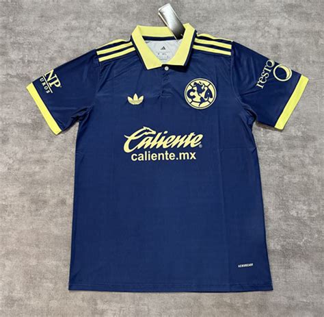 S 4xl 26 27 Club América Away Royal Blue Thailand Soccer Jersey Aaa