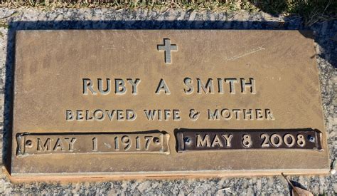 Ruby Lee Andrews Smith 1917 2008 Find A Grave Memorial