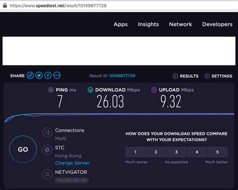 how to check your network bandwidth speed via speedtest whatismylocalip