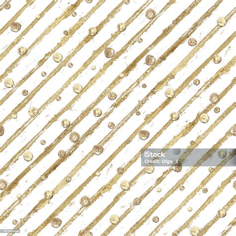 흰색 배경에 3d 황금 반짝이는 아크릴 페인트 물방울 무늬와 줄무늬추상 원활한 패턴 3차원 형태에 대한 스톡 벡터 아트 및 기타 이미지 3차원 형태 그래픽 프린트 금